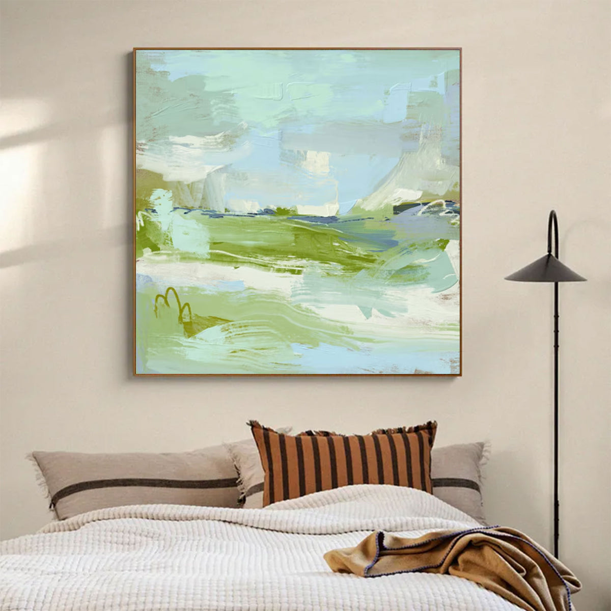 Large Contemporary Abstract Landscape Wall Art Canvas