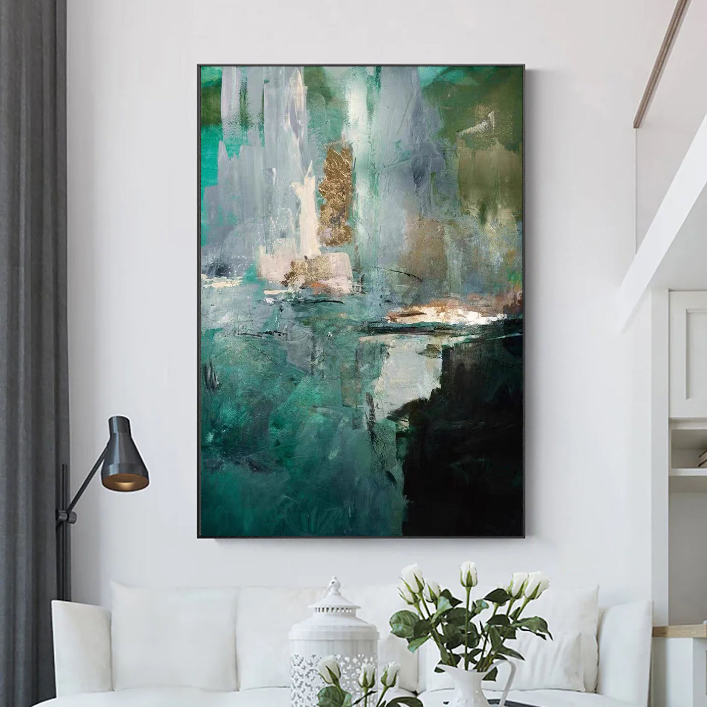 Original Handcrafted Abstract Wall Canvas Oil Painting For Sale – Page 5