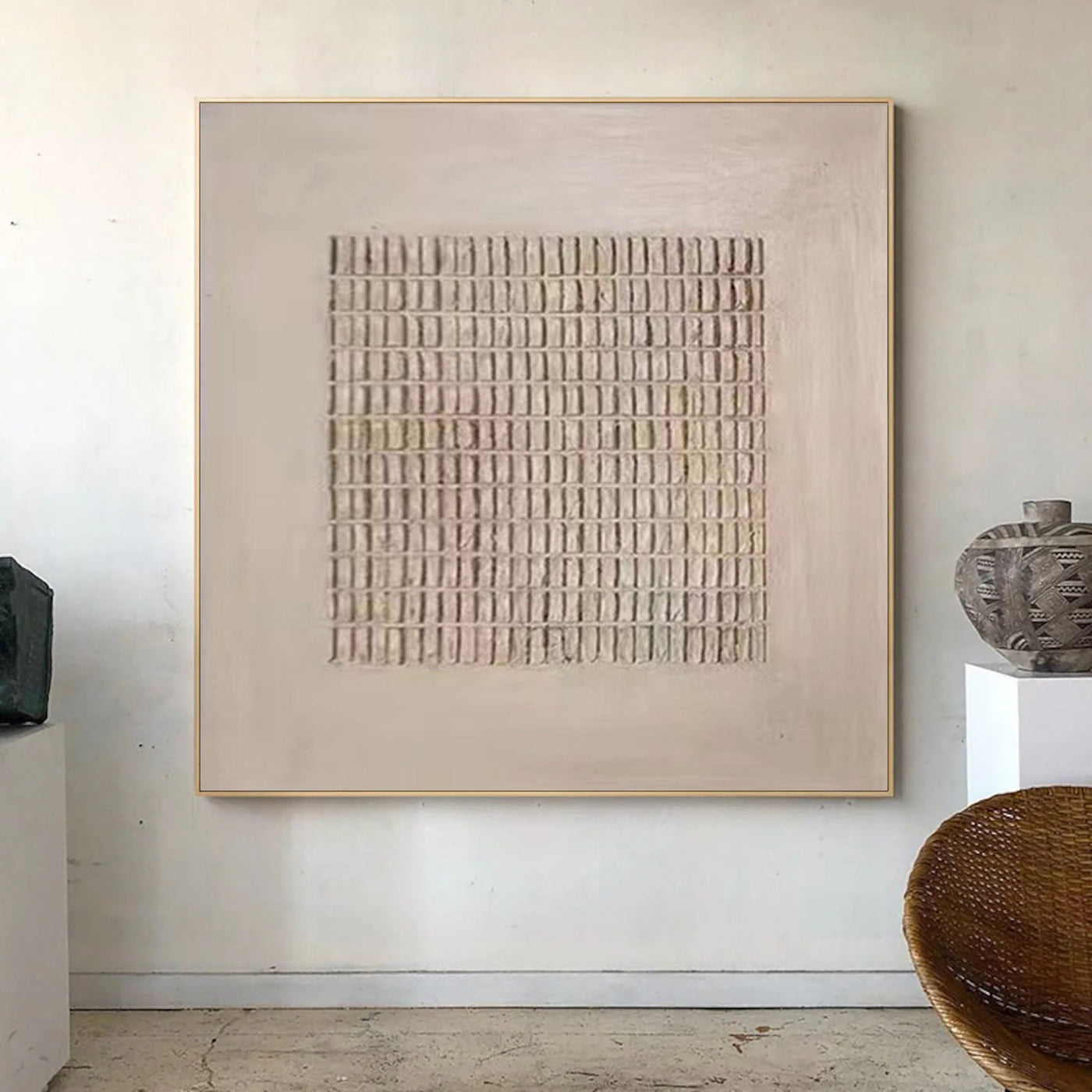 Wabi Sabi Original Art Painting Wall Canvas Oil Painting #LL 024