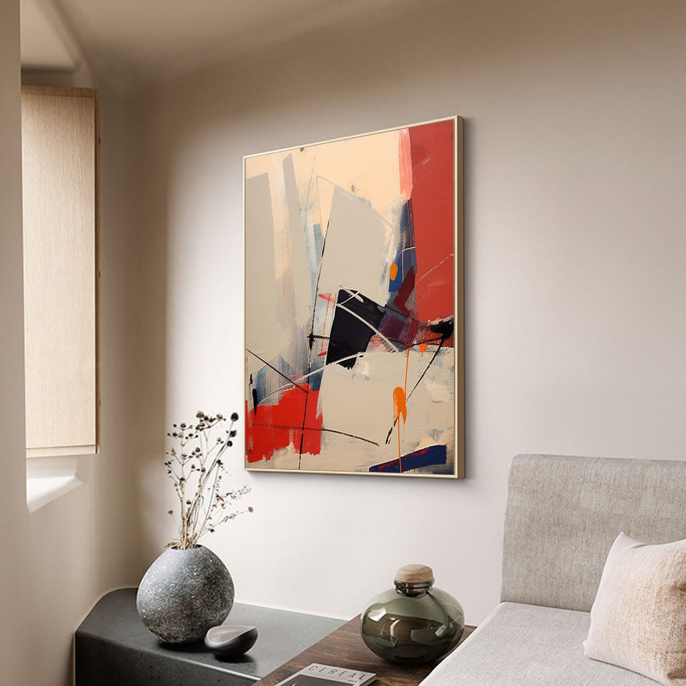 Original Handcrafted Abstract Wall Canvas Oil Painting For Sale – Page 6